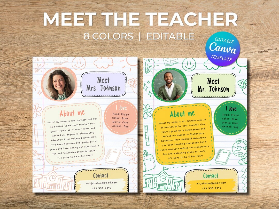 Editable Meet the Teacher Welcome Letter Template - Back to School or ...