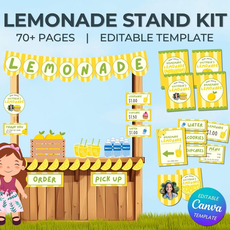 Lemonade Stand Sign - Etsy