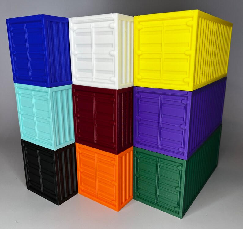 Mini Shipping Container W/lid - Etsy