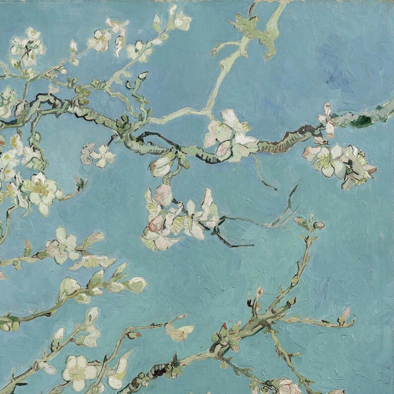 Vincent Van Gogh | Almond Blossom Painting | Classical Dutch Printable ...