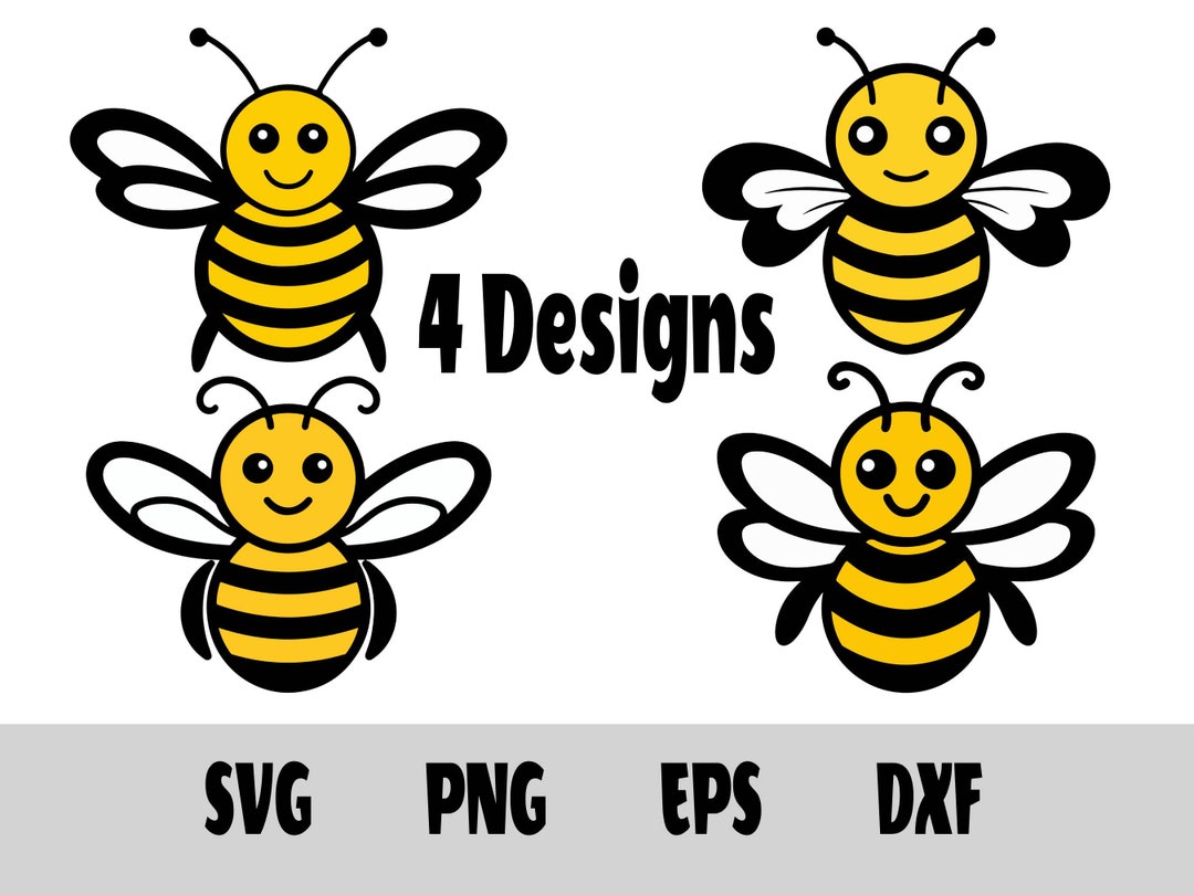 Bee SVG Bee DXF Bee EPS Bee Png Layered Svg Bee Layered - Etsy