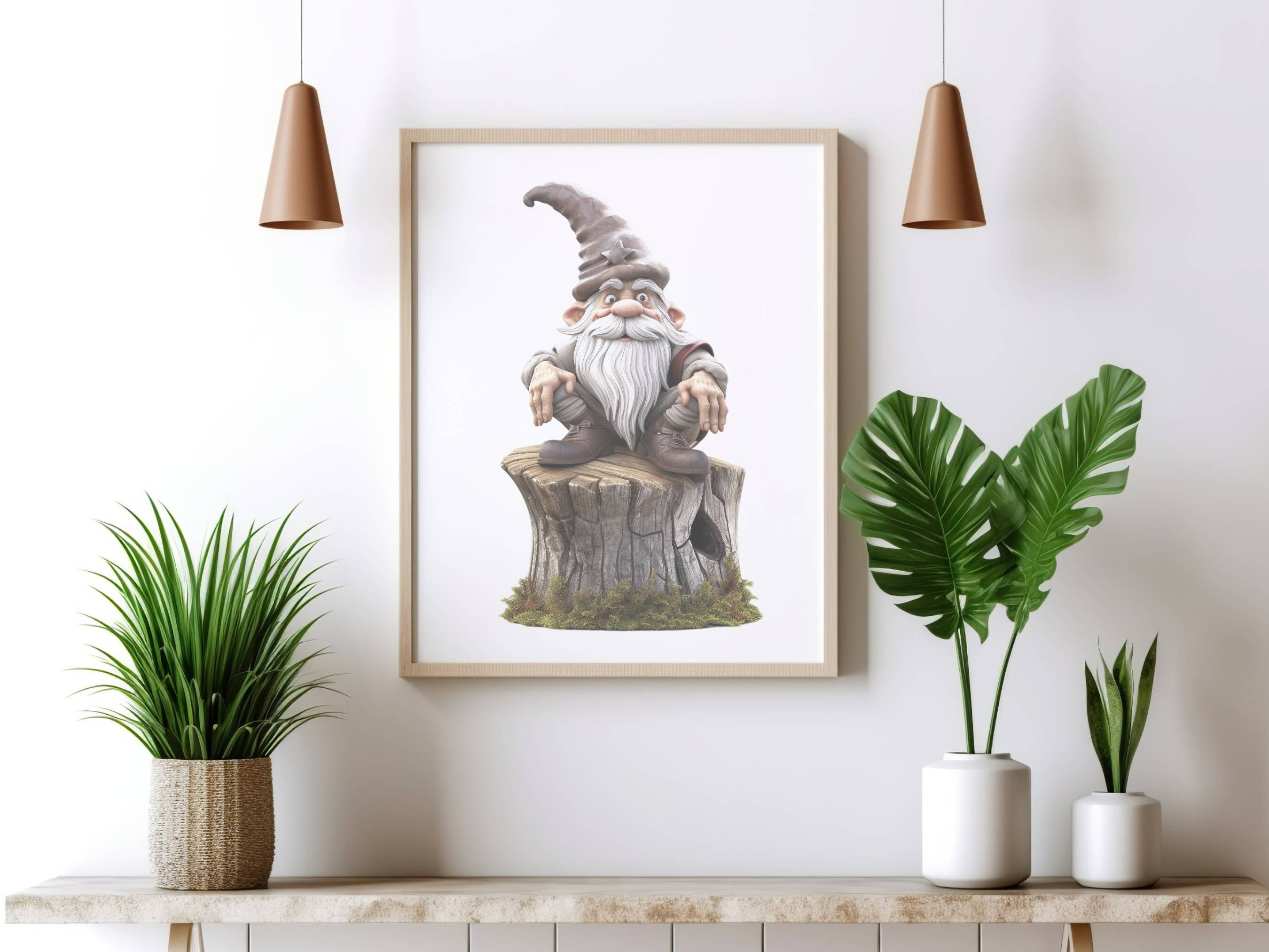 Gnome Clipart Bundle Collection, Garden Gnome Clipart, Gnome PNG, Gnome ...