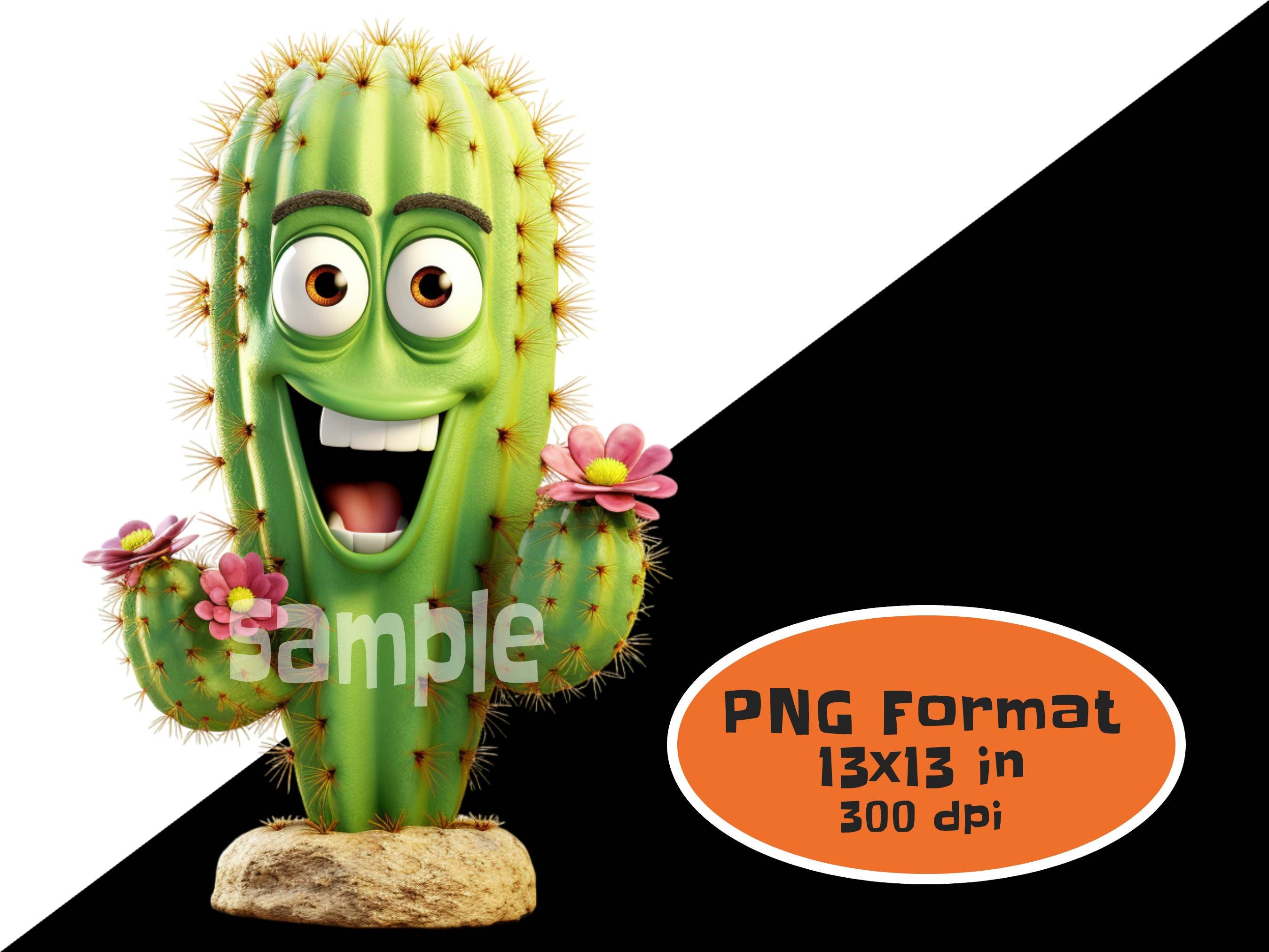 Cactus Clipart Bundle, Cactus Clipart Graphics, Cactus Pot Png, Cactus ...