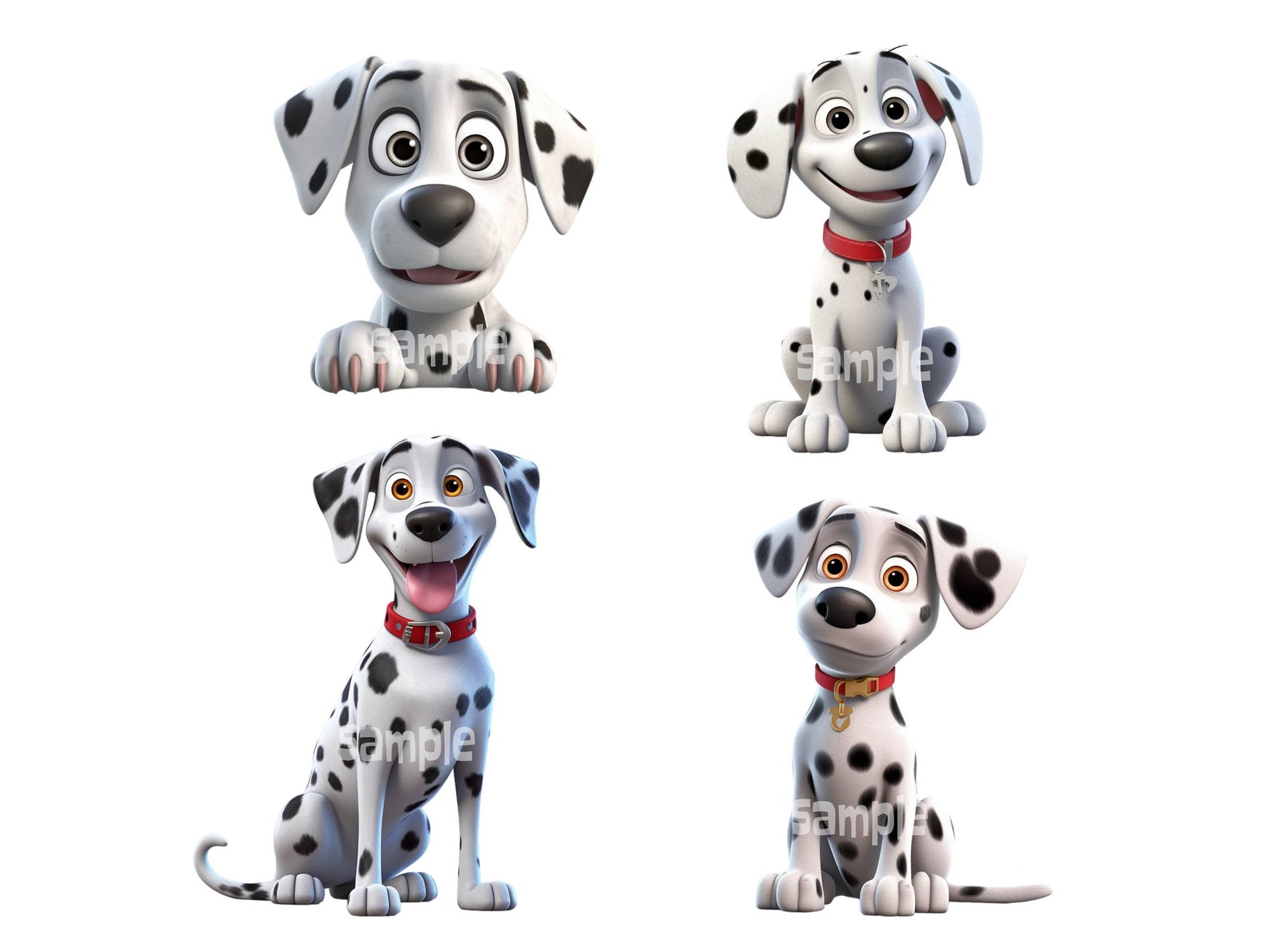 Spotted Dog Clipart, Cute Dog Clipart, Dalmatian PNG, Dalmatian Clipart ...