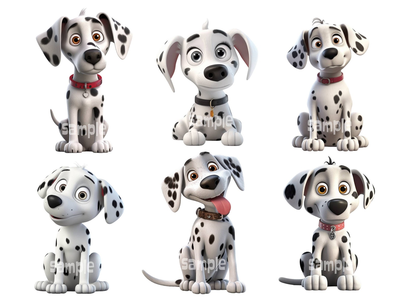 Spotted Dog Clipart, Cute Dog Clipart, Dalmatian PNG, Dalmatian Clipart ...