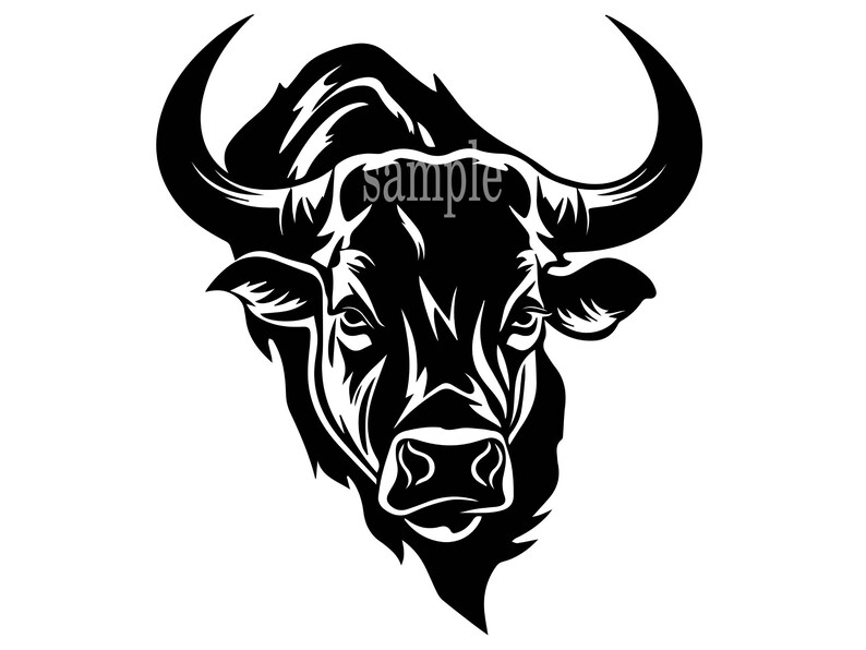 Bull Png, Bull Clipart, Bull Svg, Bull Head Clipart, Bull Head DXF, Cow ...