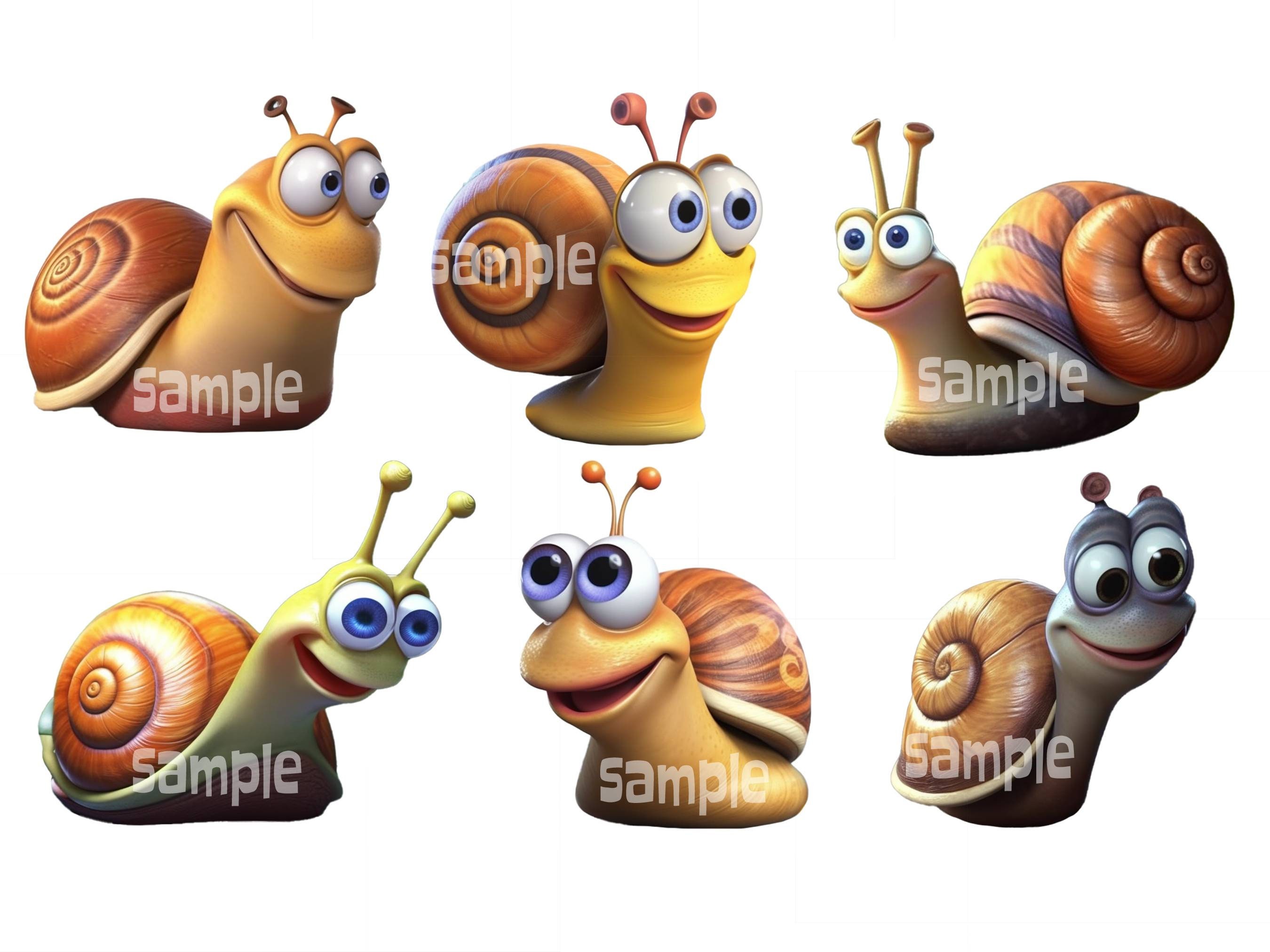 Cute Snail Clipart Snail PNG Clipart Collection Colorful - Etsy UK