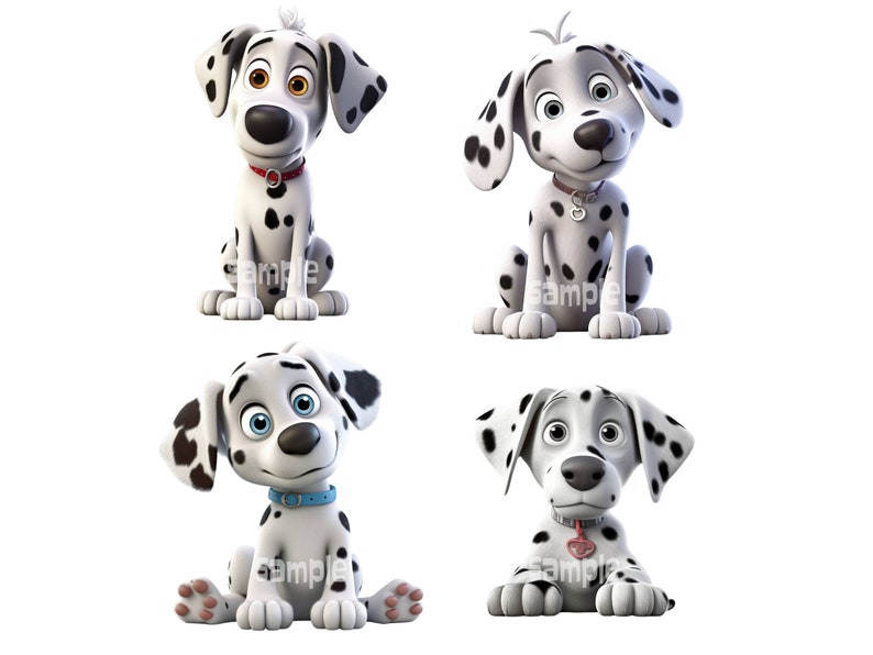 Spotted Dog Clipart, Cute Dog Clipart, Dalmatian PNG, Dalmatian Clipart ...