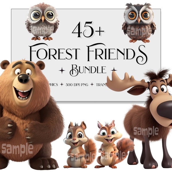 Forest Friends - Etsy