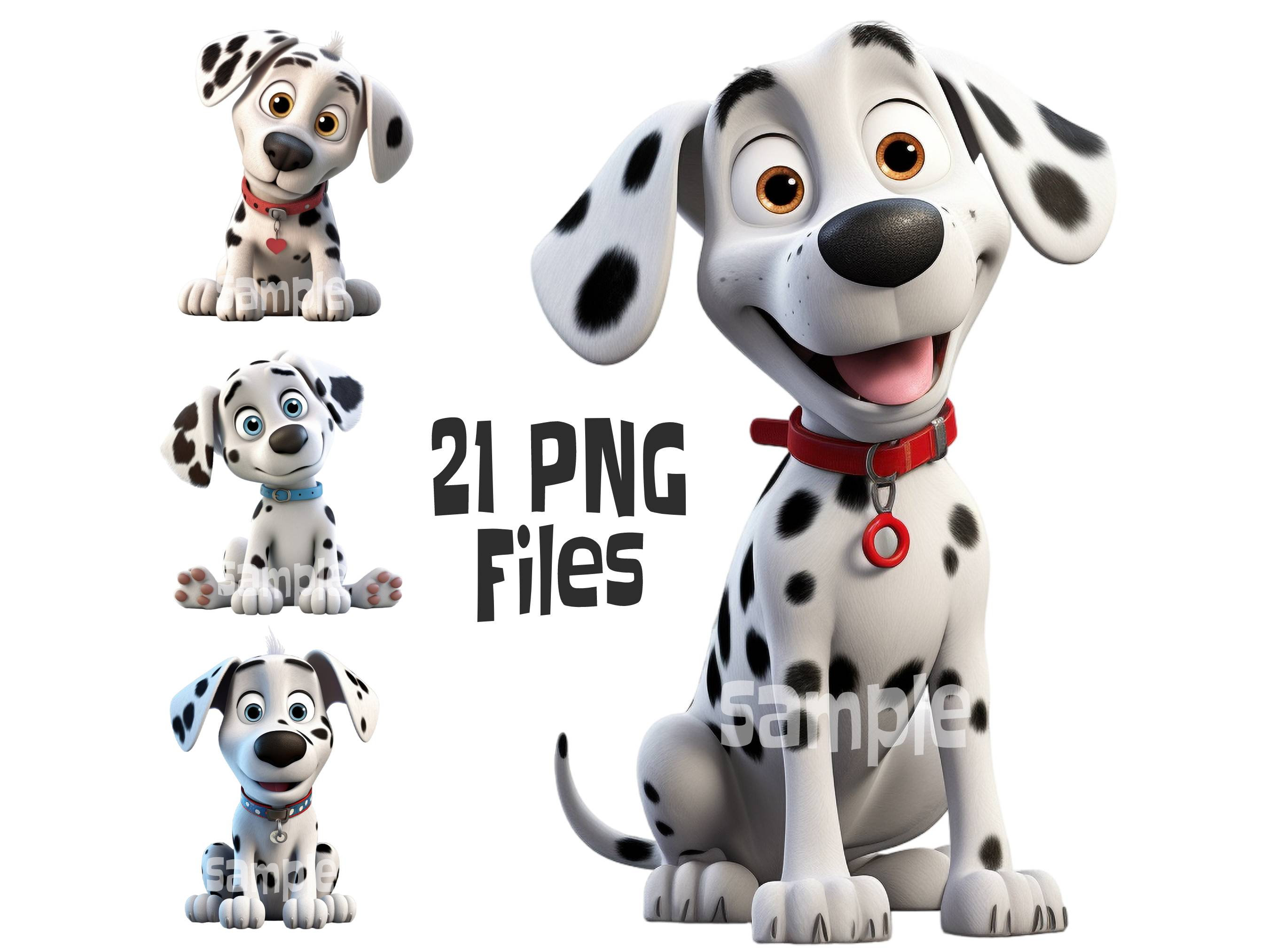 Spotted Dog Clipart, Cute Dog Clipart, Dalmatian PNG, Dalmatian Clipart ...