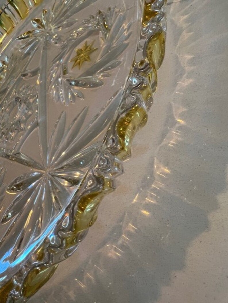 RARE FIND: Walther Crystal Glass Large Cake Platter - Etsy Australia