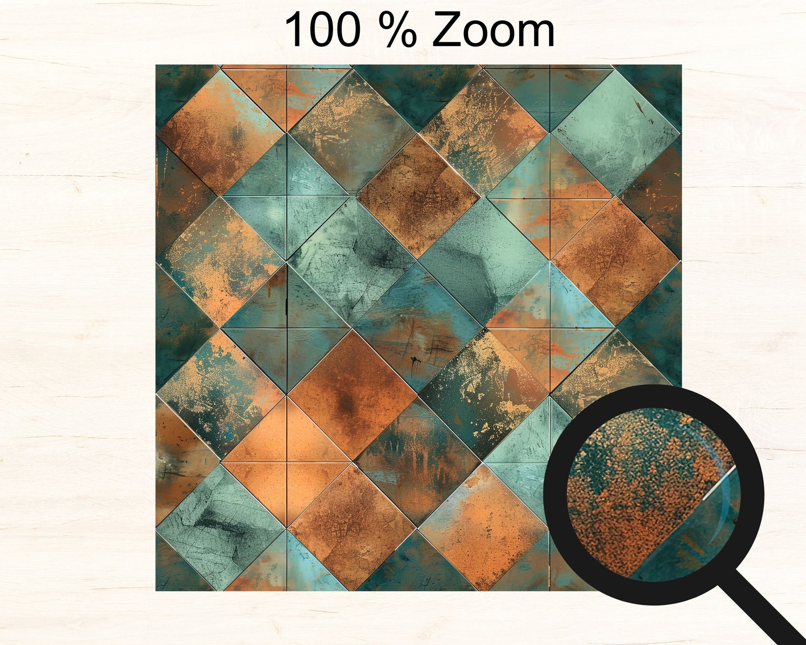 Teal and Copper Grunge Digital Papers, Distressed Seamless Patterns ...