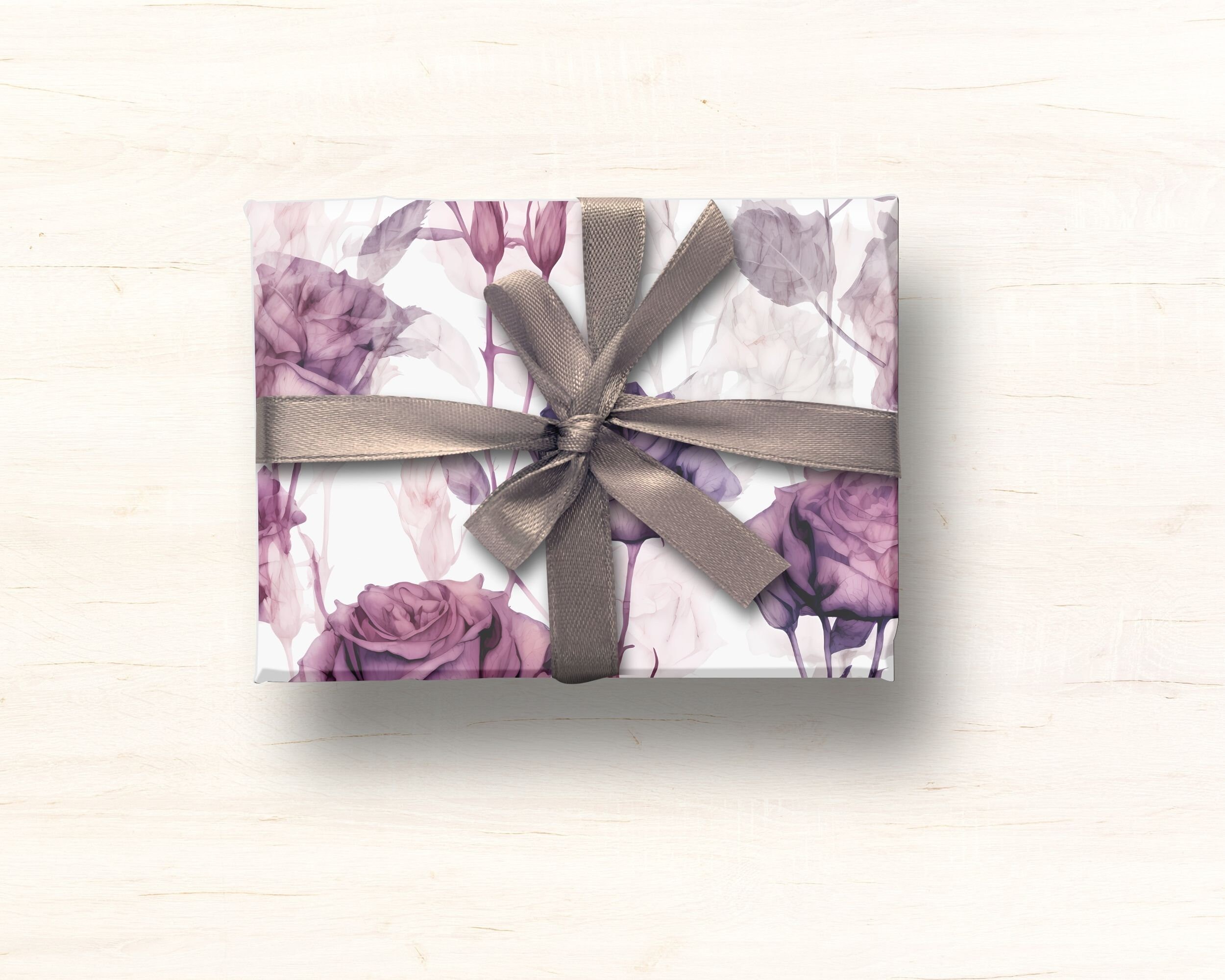 Flowers Pattern X-ray Style Digital Papers, Seamless Floral Digital ...