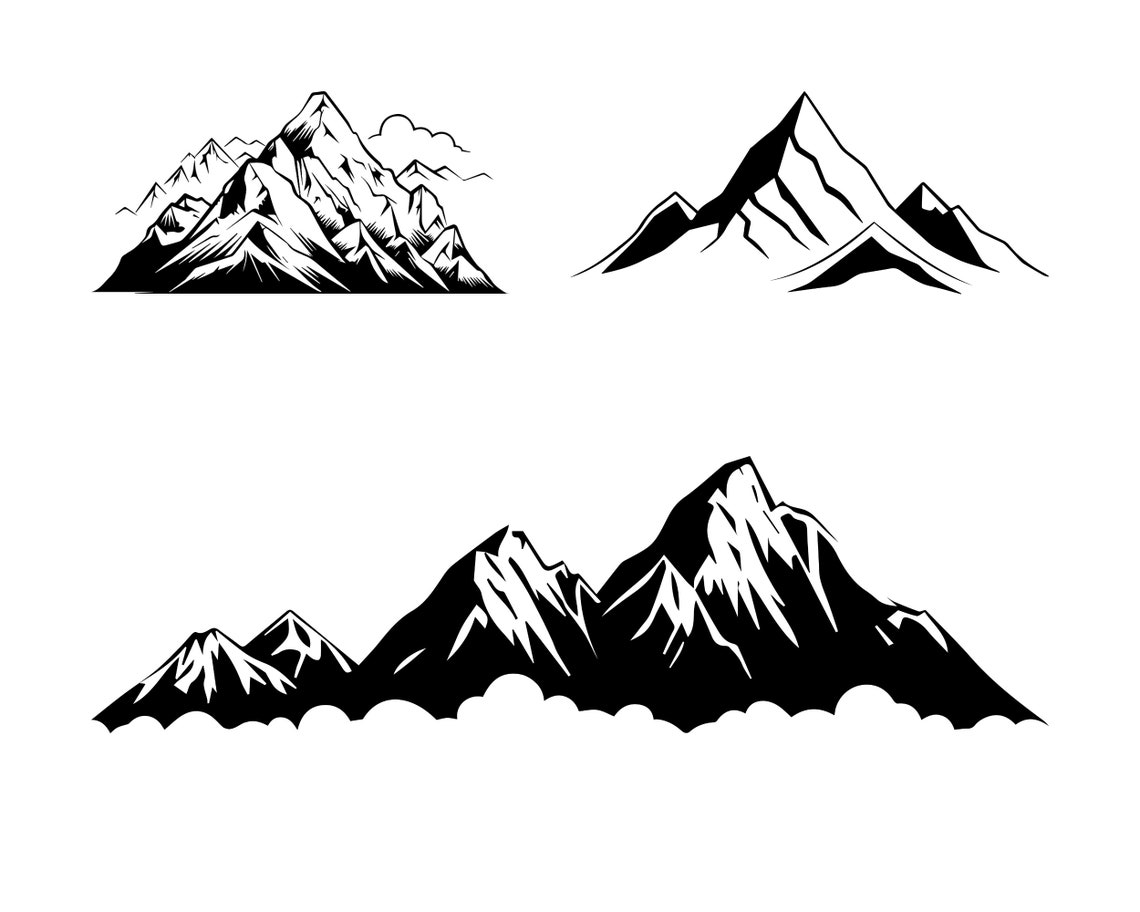 Mountains Themed SVG Collection, Adventure, Forest, Camping and Svgs ...