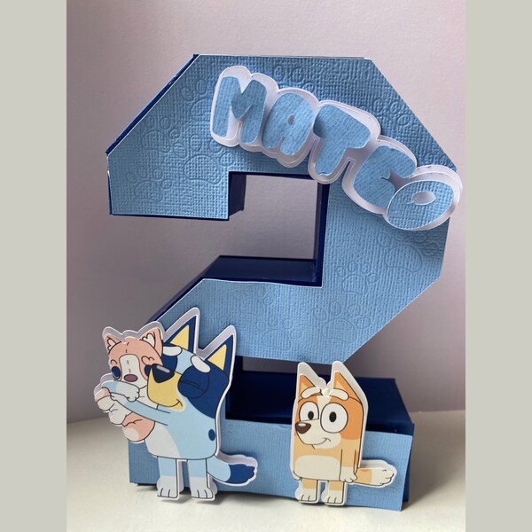 Bluey Number Svg - Etsy