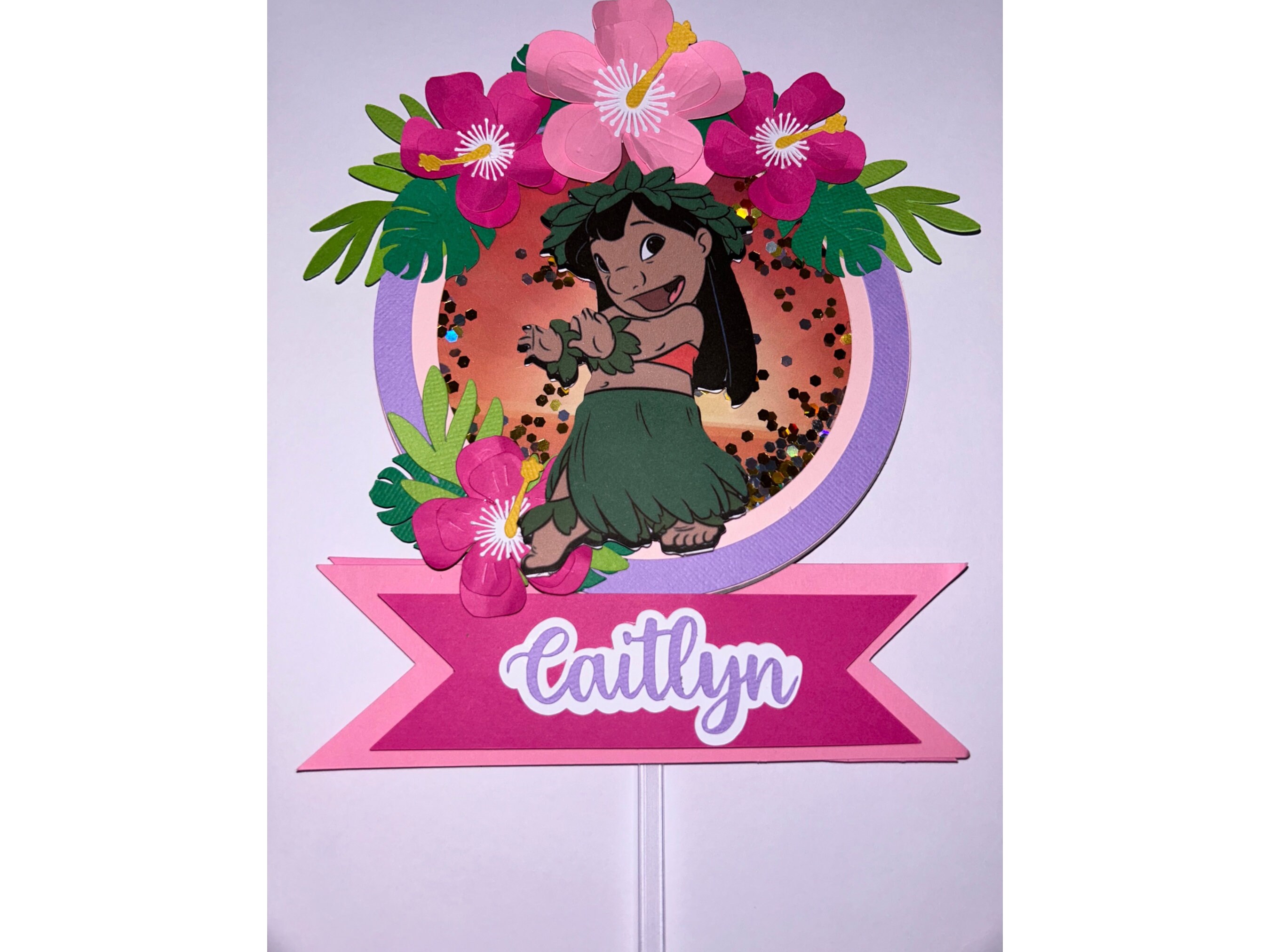 Lilo and Stitch Cake Topper, Lilo Stitch Birthday, Cake Topper, Lilo ...