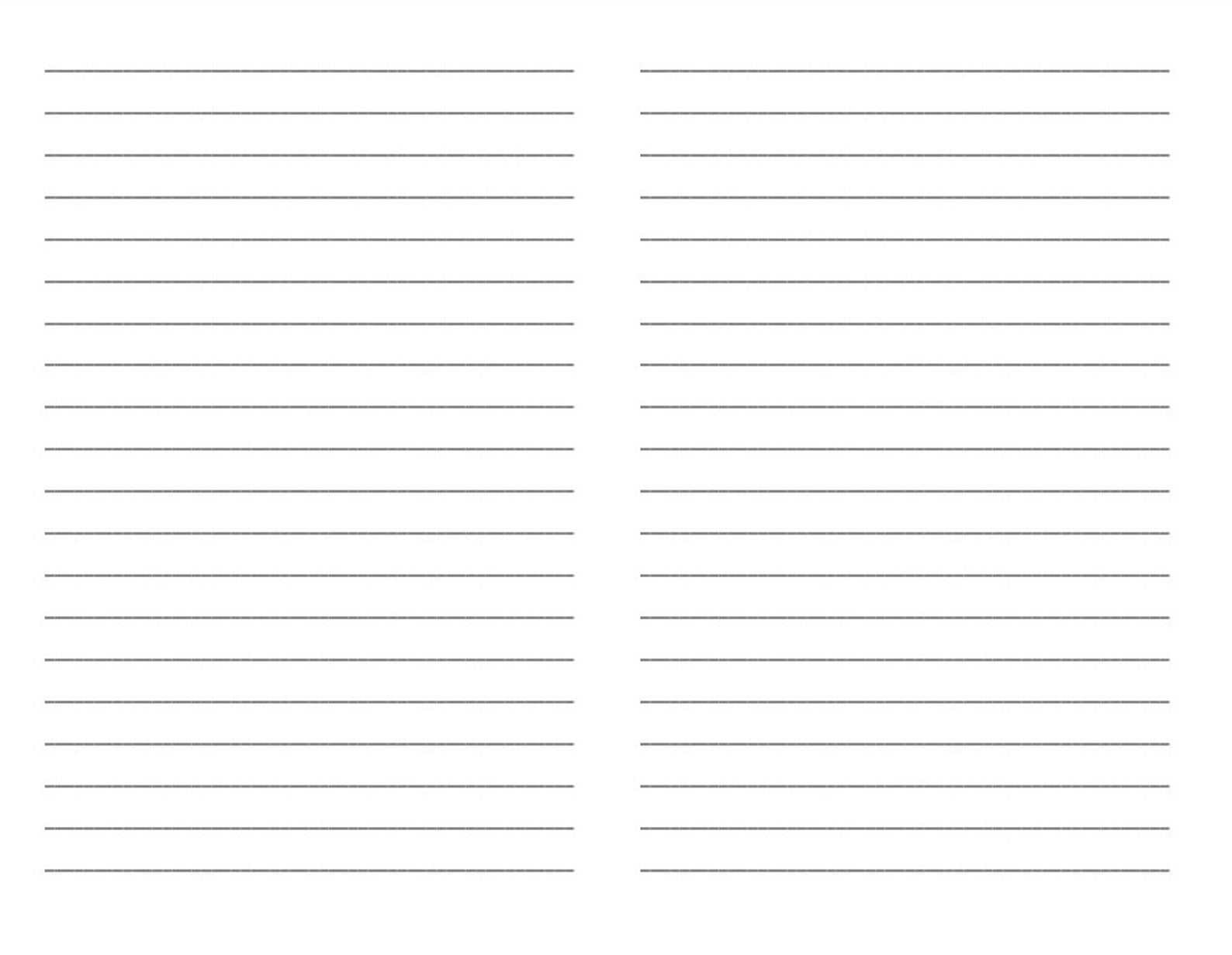 Lined Journal Page Template - Etsy