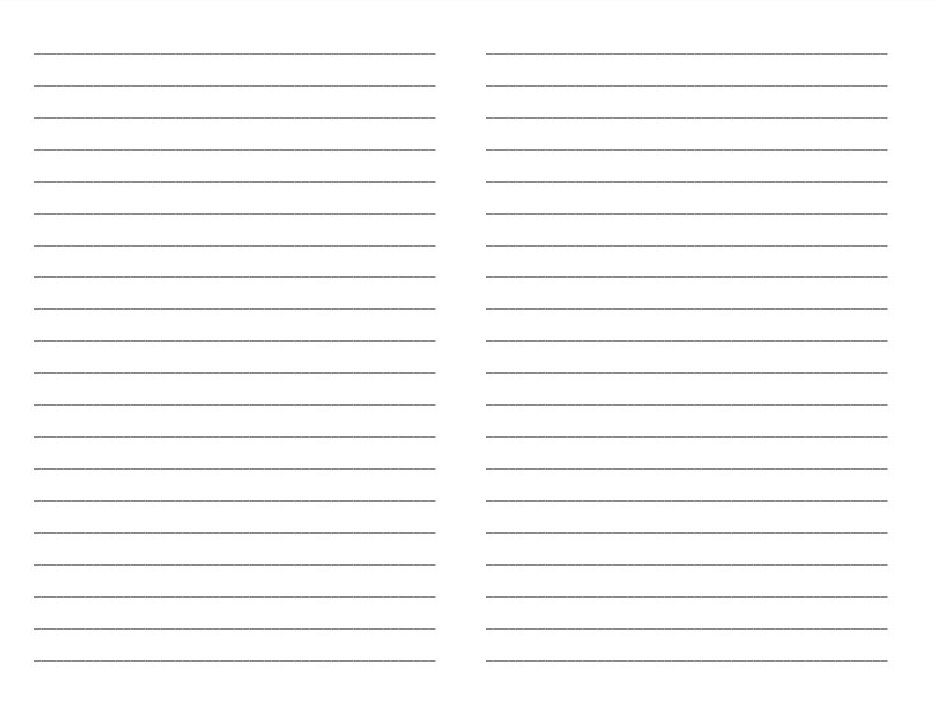 Lined Journal Page Template - Etsy