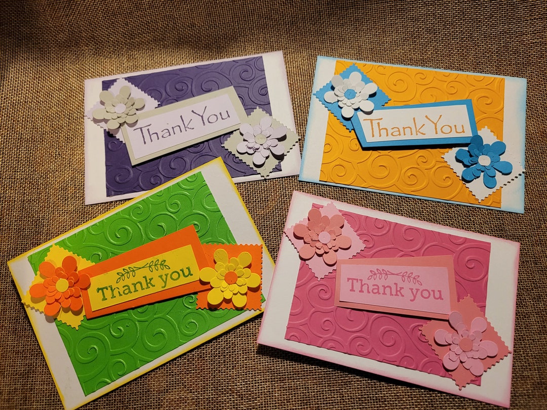 Handmade Thank You Card Bundle - Etsy