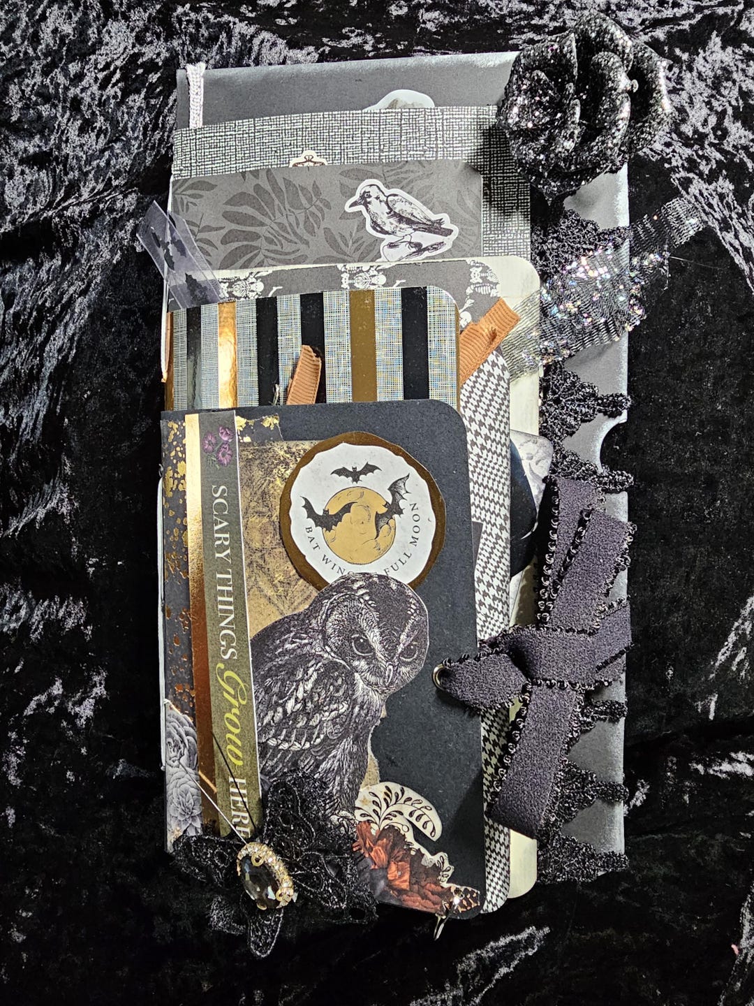 Boho Goth Handmade Tall Journal - Etsy