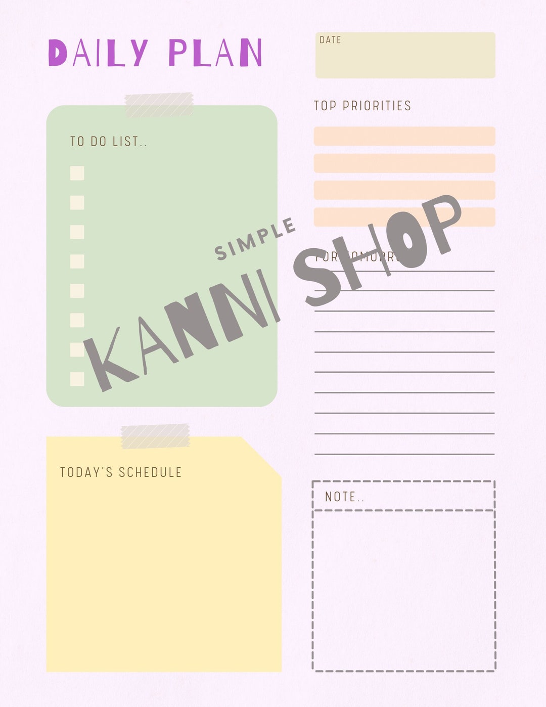 To Do List PDF, Svg Files, Png Print - Etsy