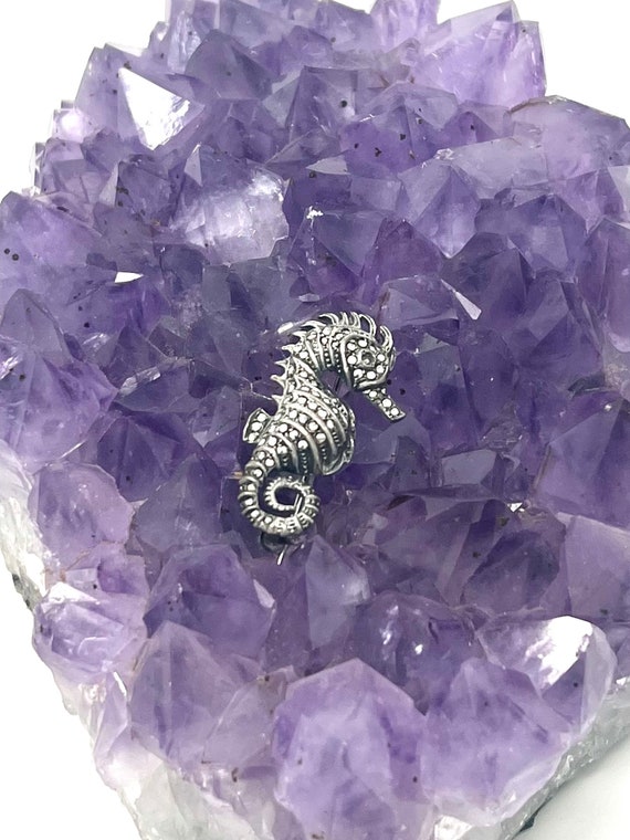 Vintage sterling silver rhinestone - Gem Vintage sterling silver rhinestone - Gem