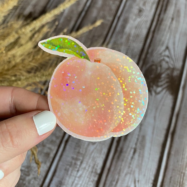 Peach Stickers - Etsy