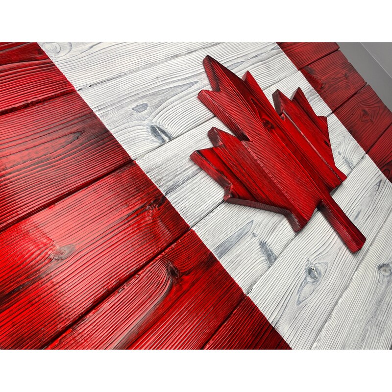 Wooden Canadian Flag - Etsy Canada