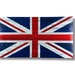 Wood British Flag Burnt Cedar Union Jack UK Flag With Optional Canadian ...