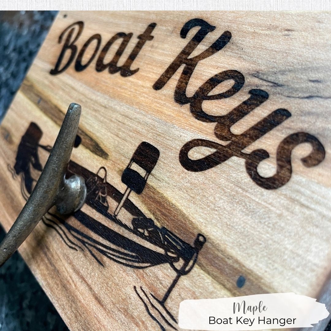 Custom Boat Key Holder With Cleat Hook Personalized Gift Boater - Etsy