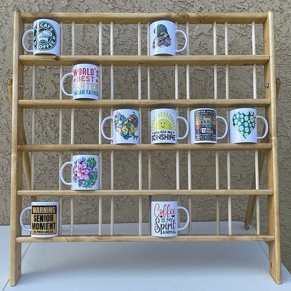 Coffee Mug Display - Etsy