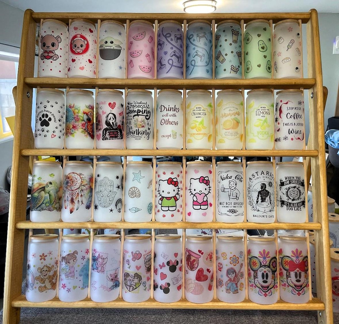 16 Ounce 4-shelf Libby Cup Tumbler Display - Etsy