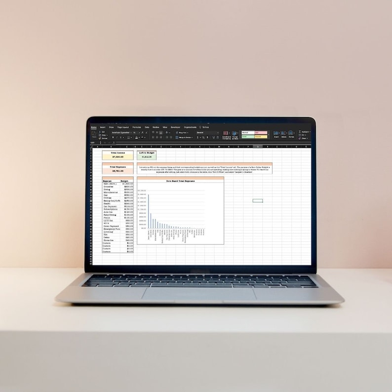 Zero Based Budget Spreadsheet for Excel, Budget Spreadsheet, Zero Based ...