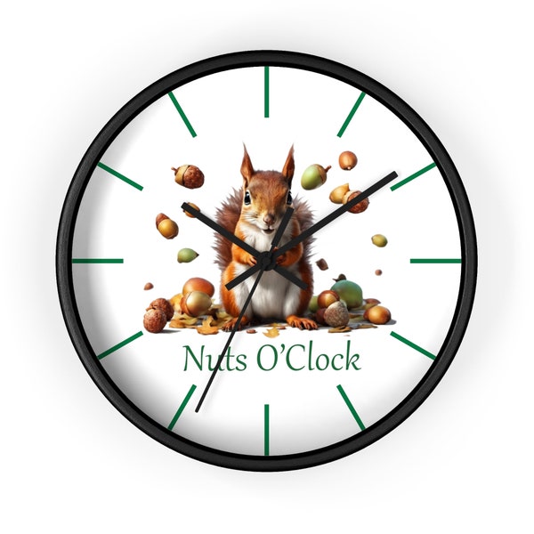 Squirrel Clock - Etsy