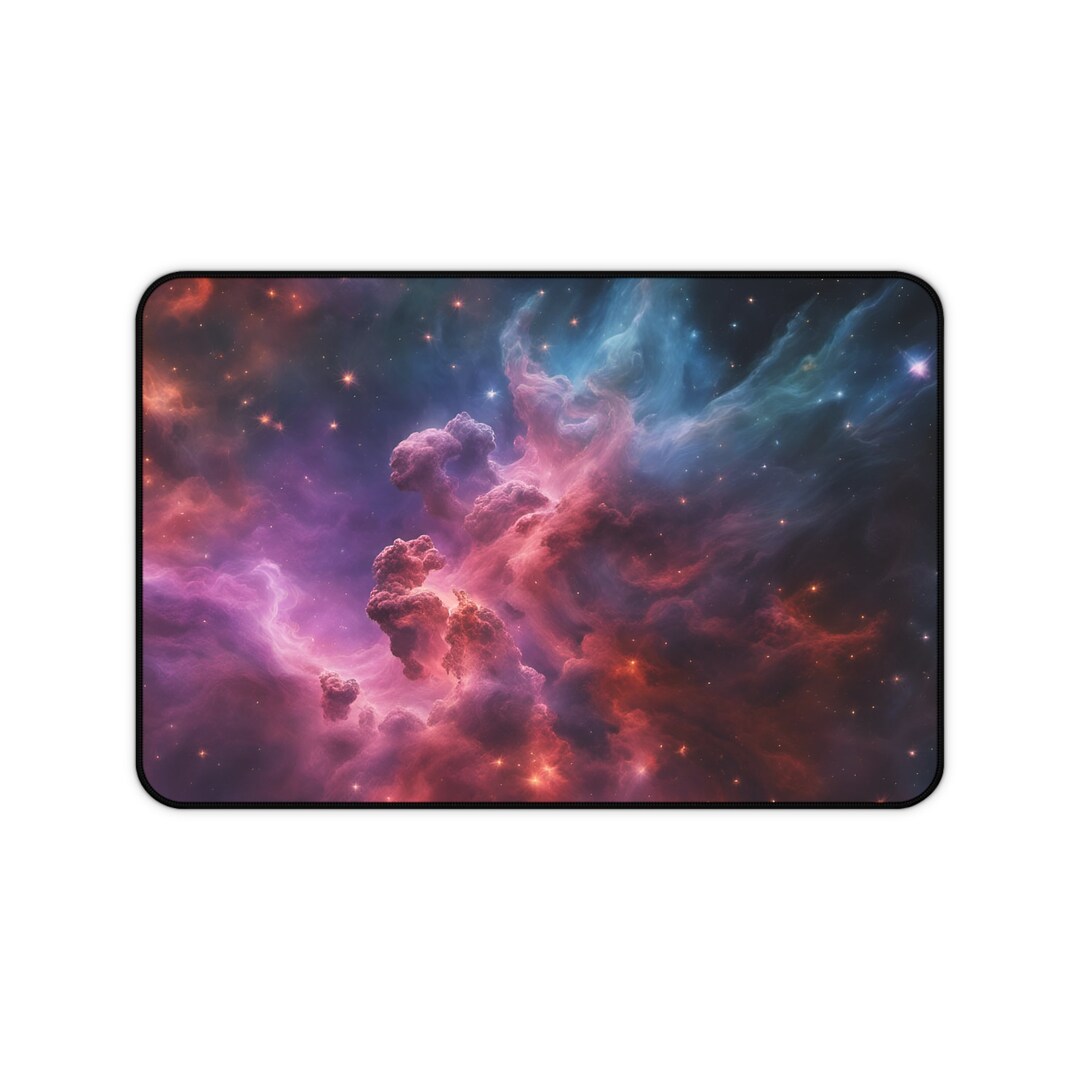 Space Nebula Desk Mat Mouse Pad 12 X 18 Gaming Pad Mousepad Outer Space ...