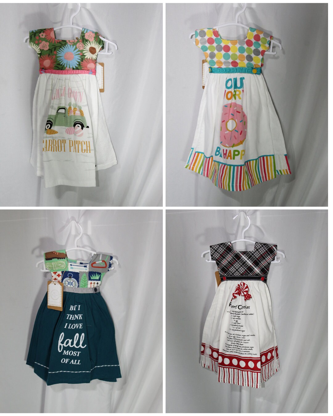 Set of 4 Seasons Kitchen Towel Dresses - Etsy