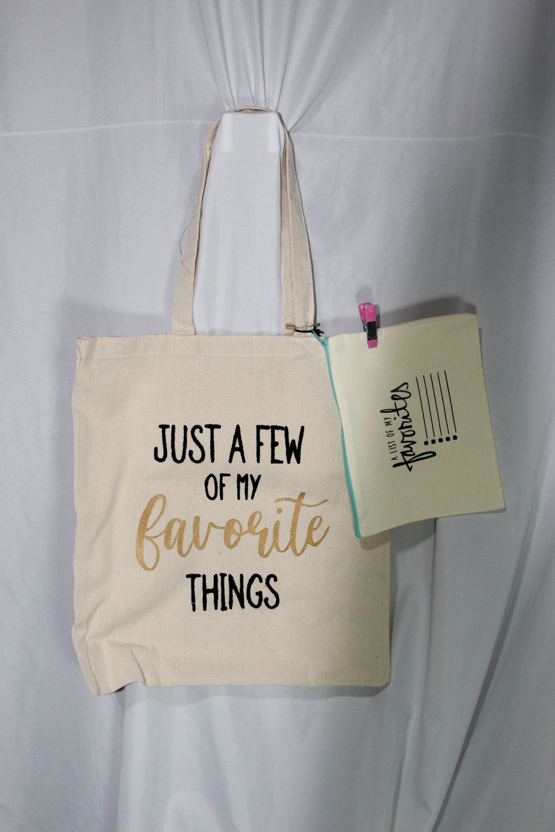 Just a Few of My Favorite Things Hand-painted Canvas Tote Bag - Etsy
