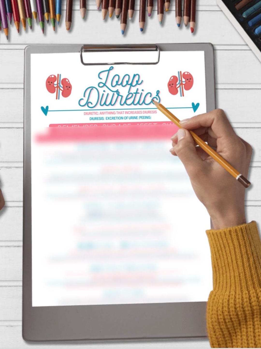 NCLEX | Nursing | Study Guide | Diuretic | Renal | Digital Instant ...