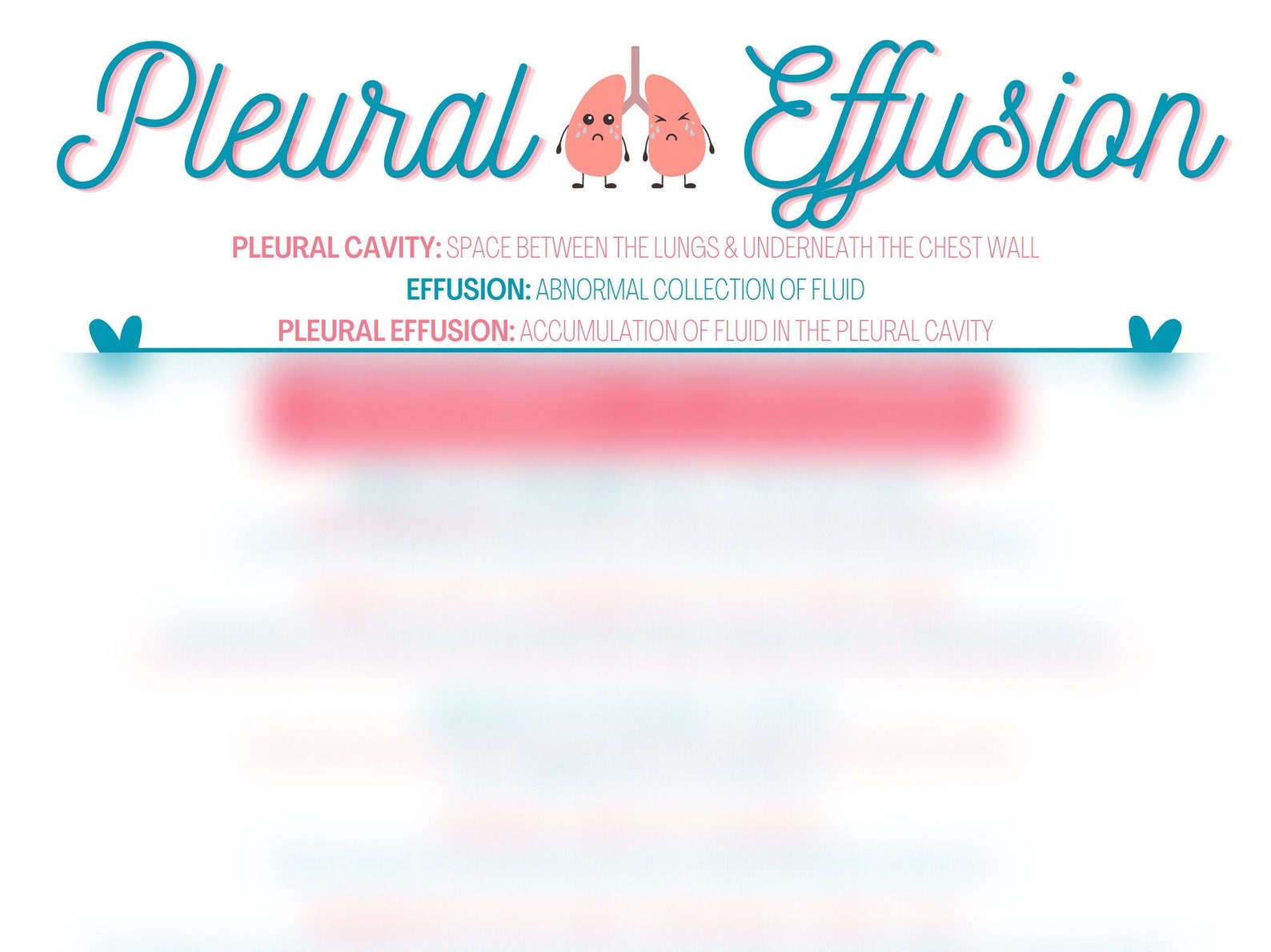 NCLEX | Nursing | Study Guide | Respiratory | Lungs | Pleural Effusion ...