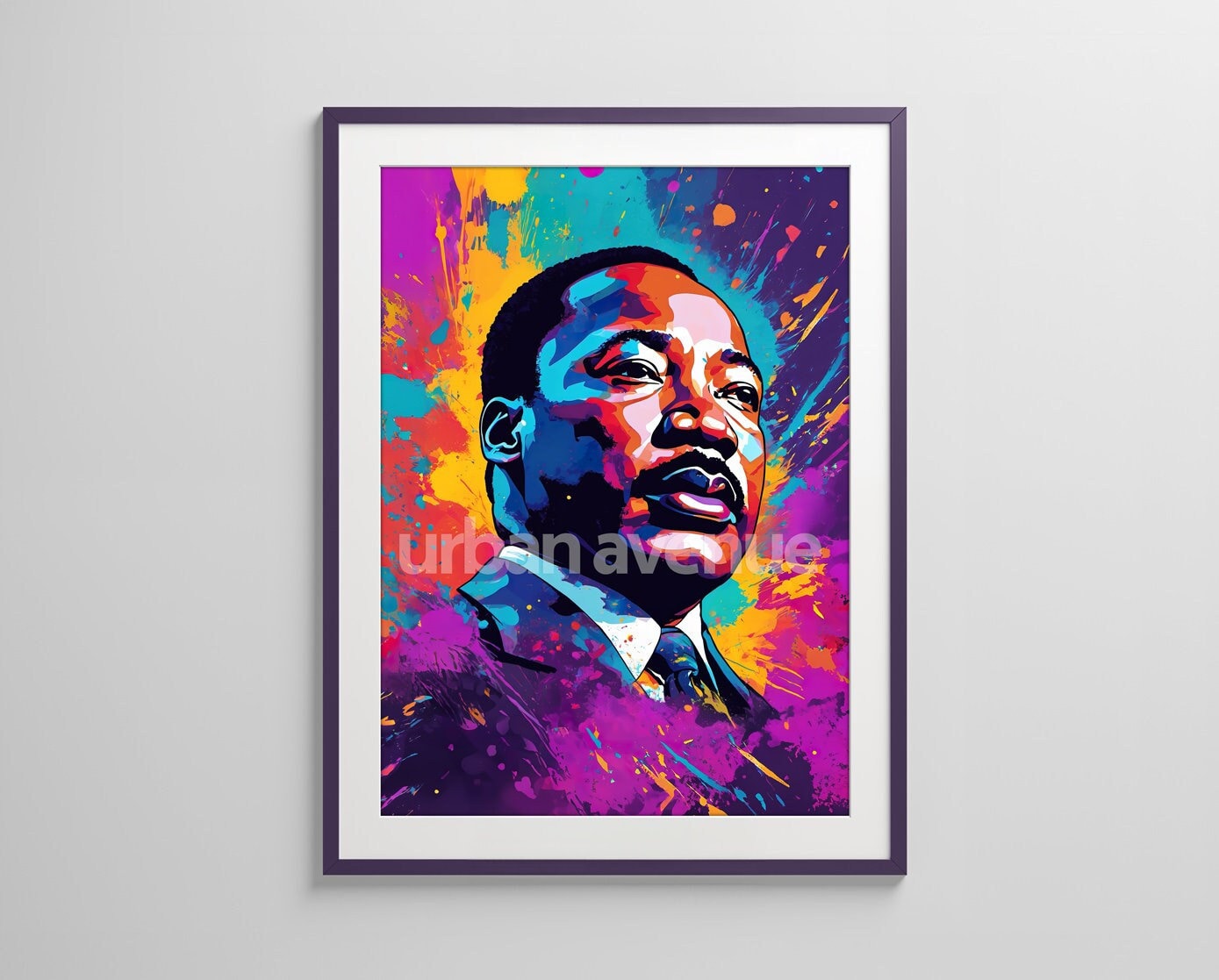 Martin Luther King Jr, MLK Art, Civil Rights Movement, Black History ...