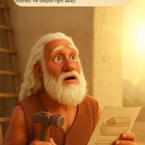 Noah and the Ark: A Story of Faith and Obedience - Etsy