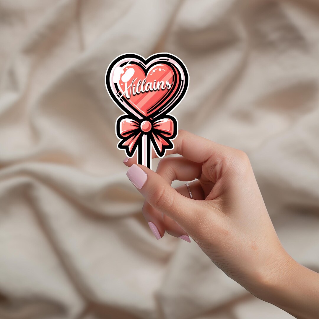 Villains Sucker Lollipop Sticker Cute Kindle Sticker Bookish Gifts ...