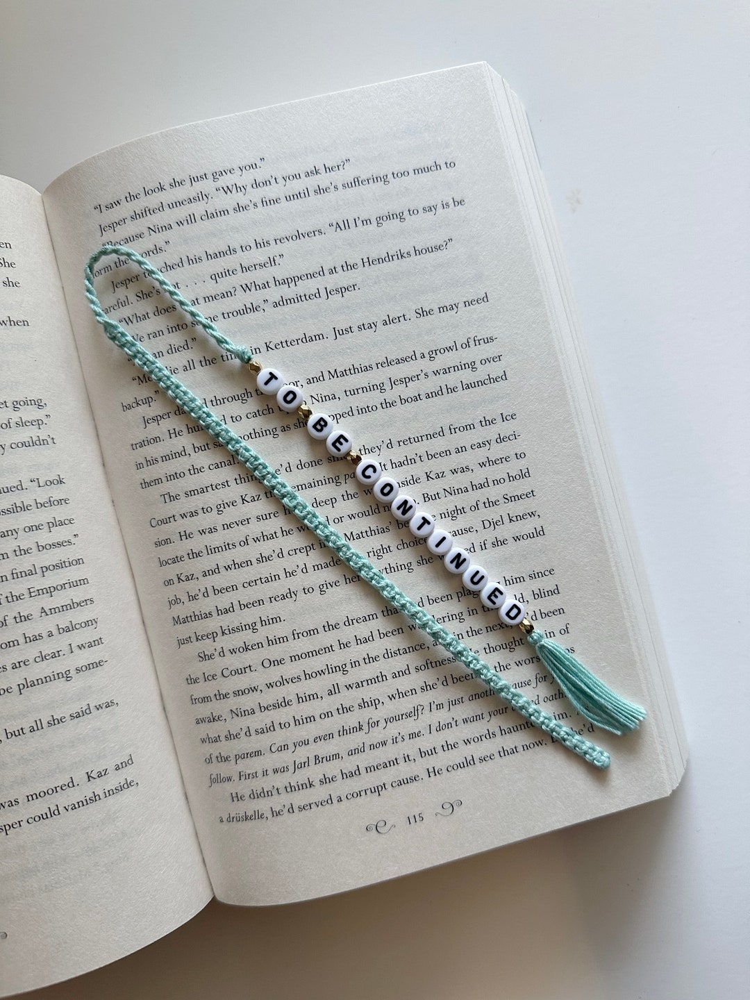 To Be Continued Bookmark, Macrame Book Mark, Custom Handmade Bookmarks ...