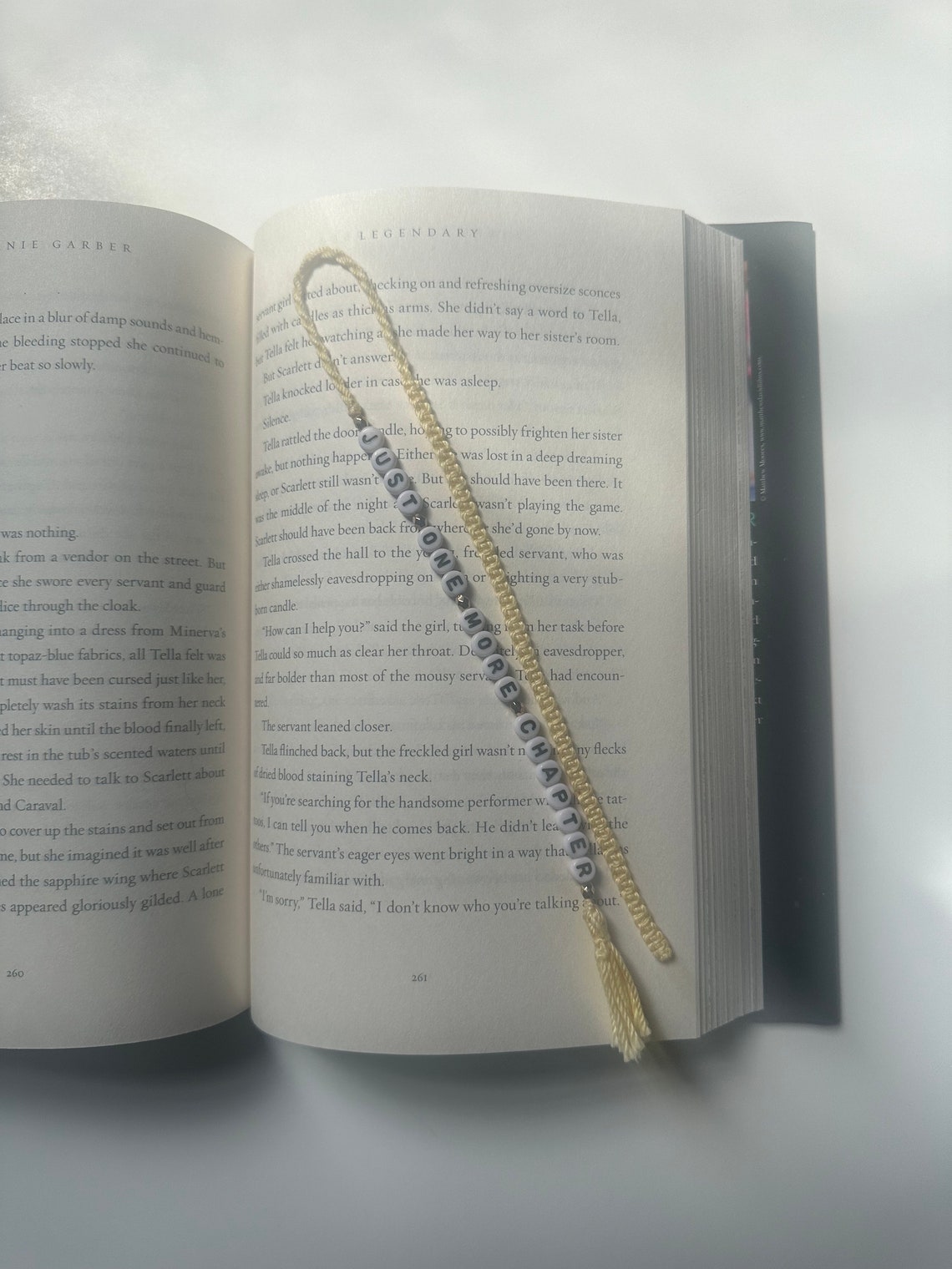 Just One More Chapter Bookmark, Macrame Book Mark, Custom Handmade ...