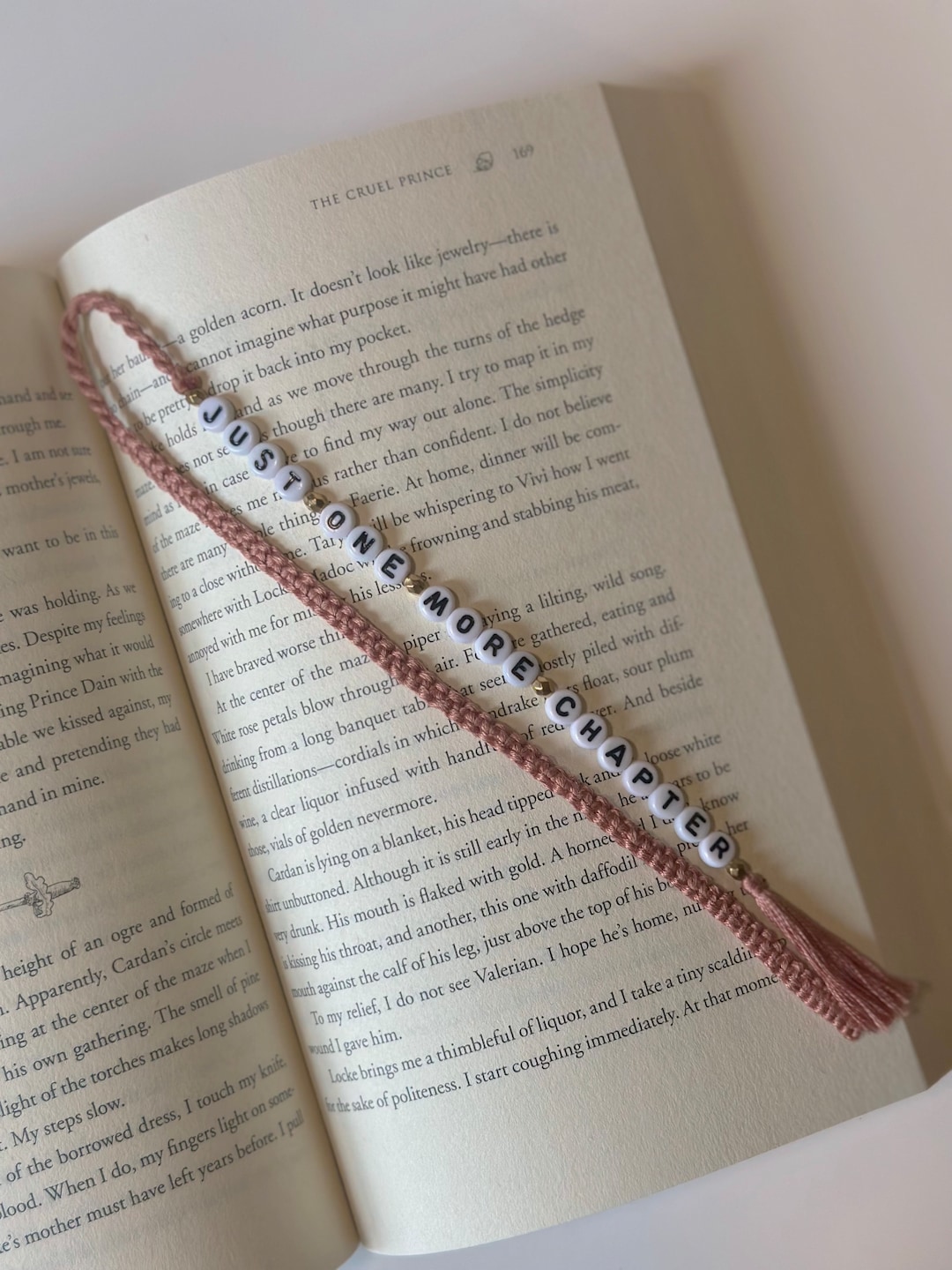 Just One More Chapter Bookmark, Macrame Book Mark, Custom Handmade ...