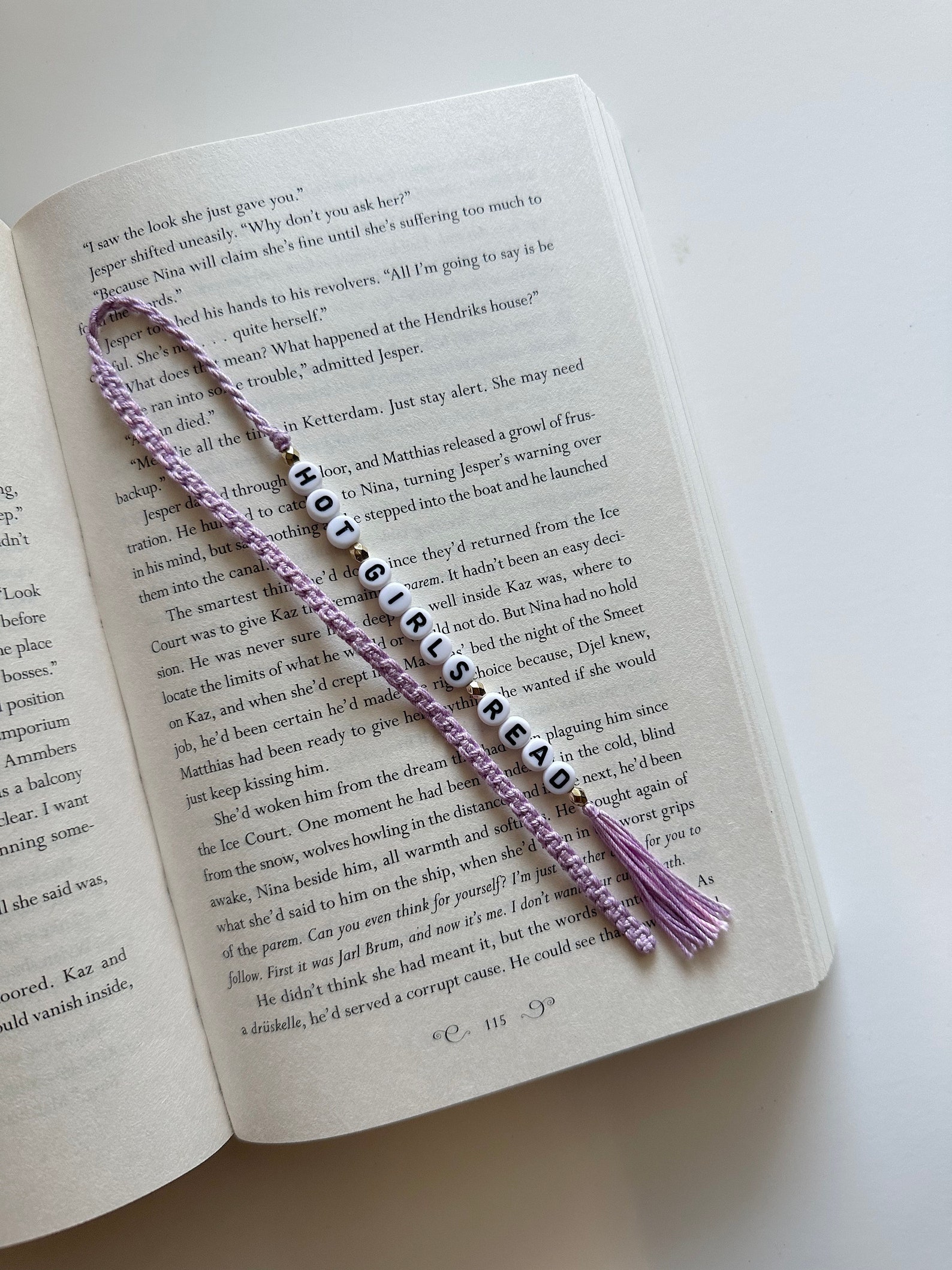 Hot Girls Read Bookmark, Macrame Book Mark, Custom Handmade Bookmarks ...