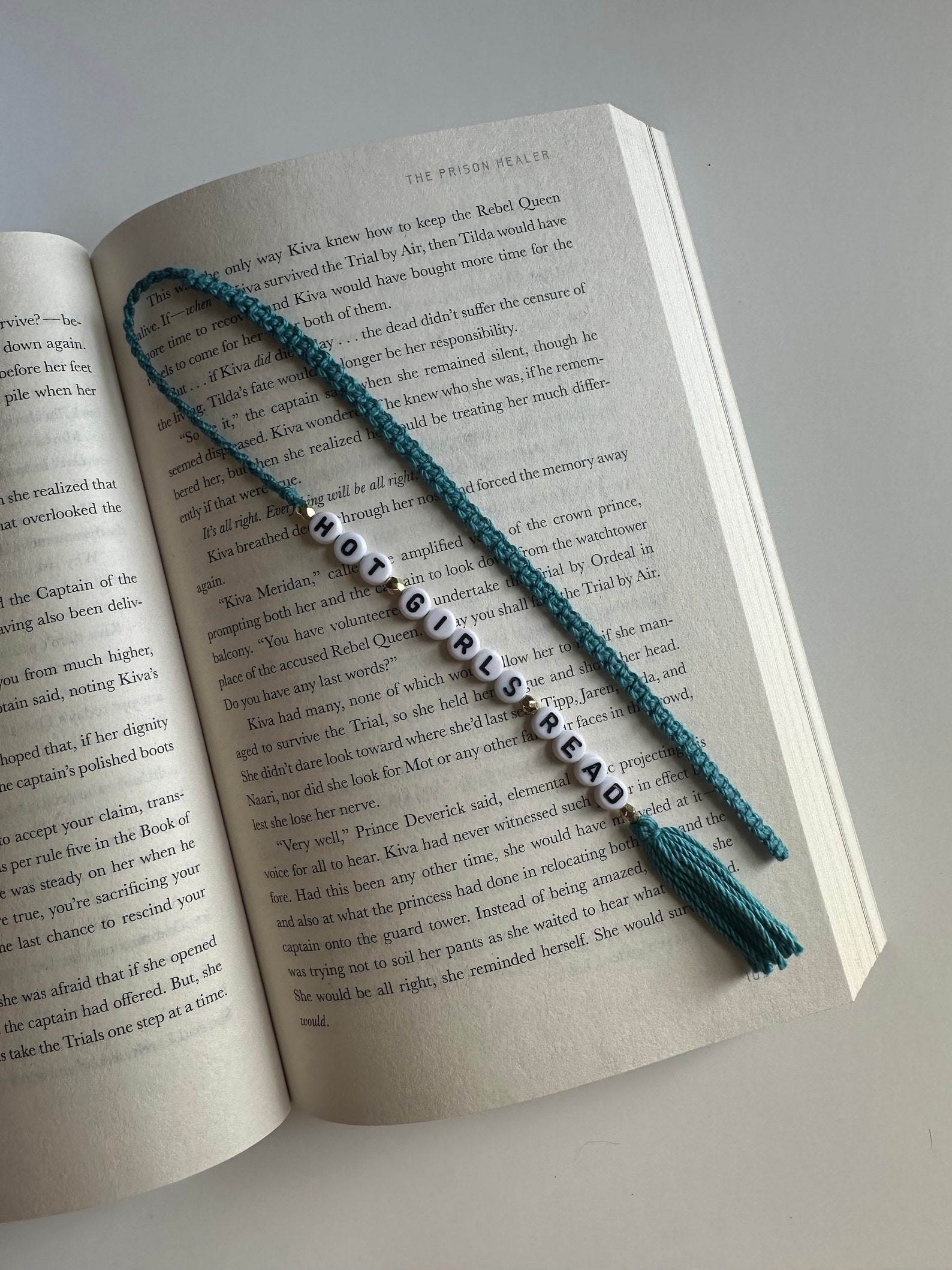 Hot Girls Read Bookmark, Macrame Book Mark, Custom Handmade Bookmarks ...