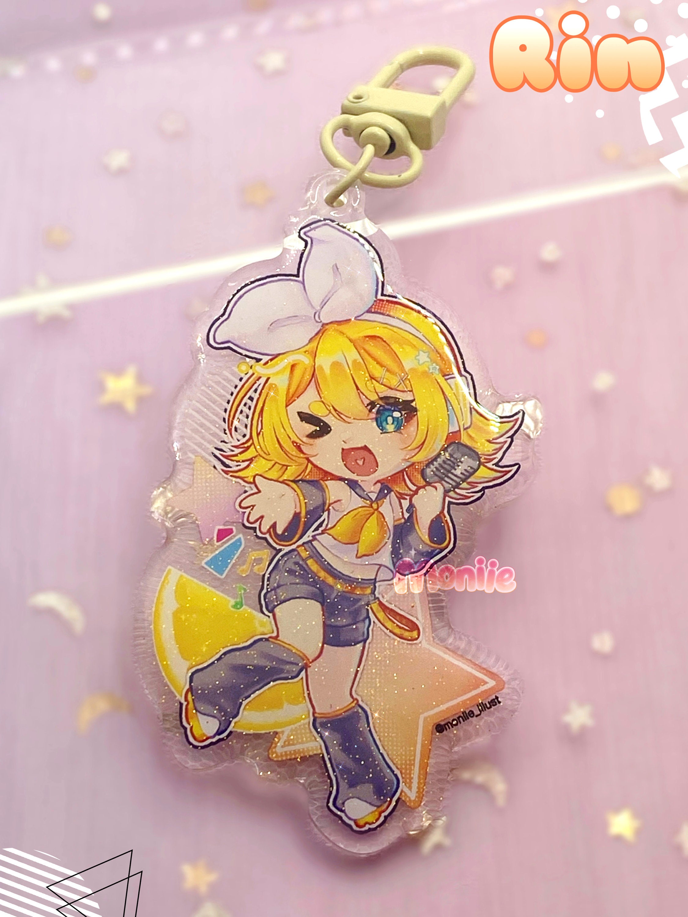 VOCALOID Charms Miku Rin Len Gumi Keychains - Etsy UK