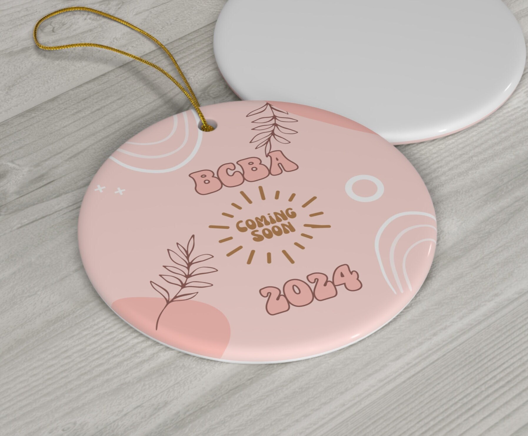 BCBA Coming Soon 2024, BCBA Graduation Ornament, BCBA Ornament, Gifts ...