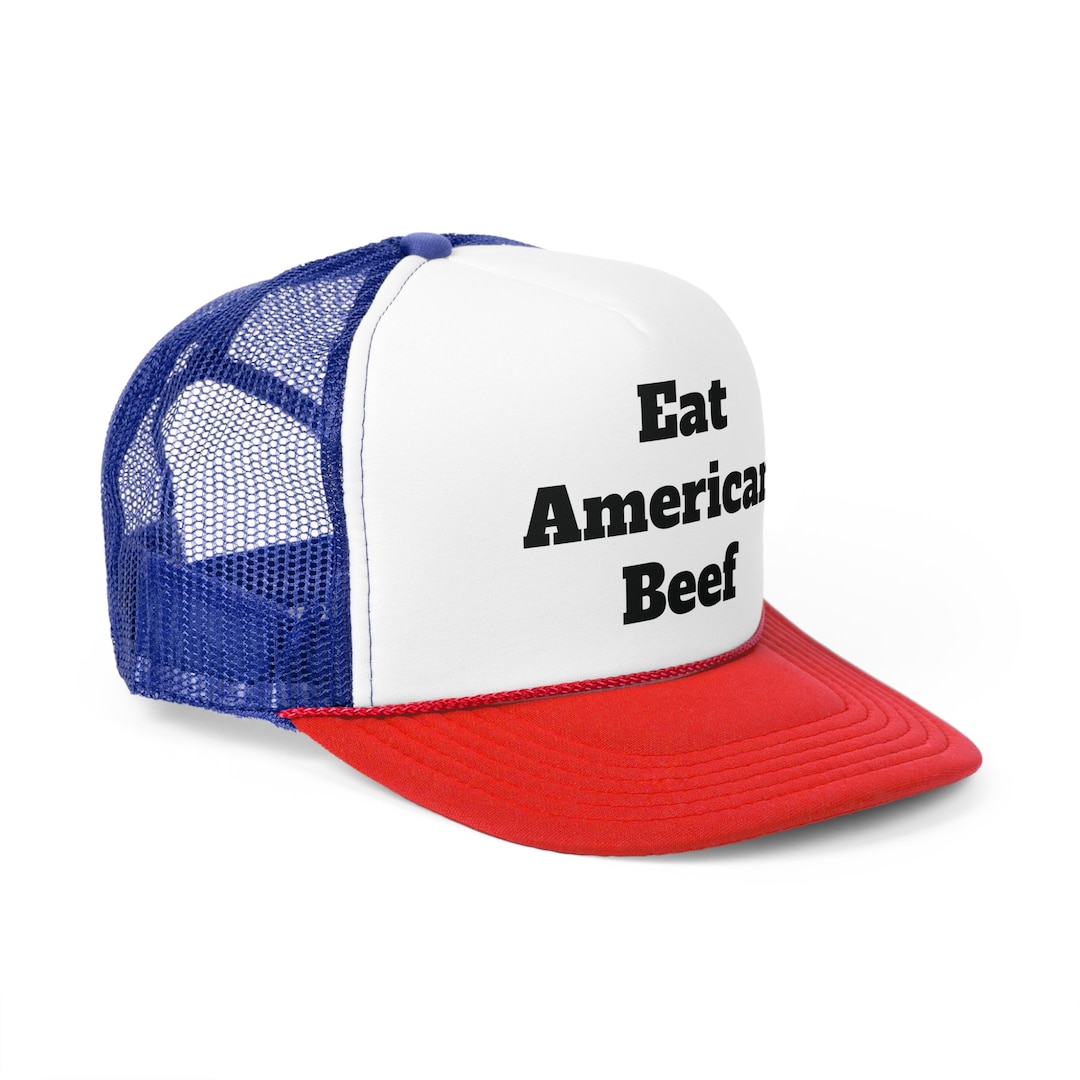 Eat American Beef Trucker Cap - Etsy